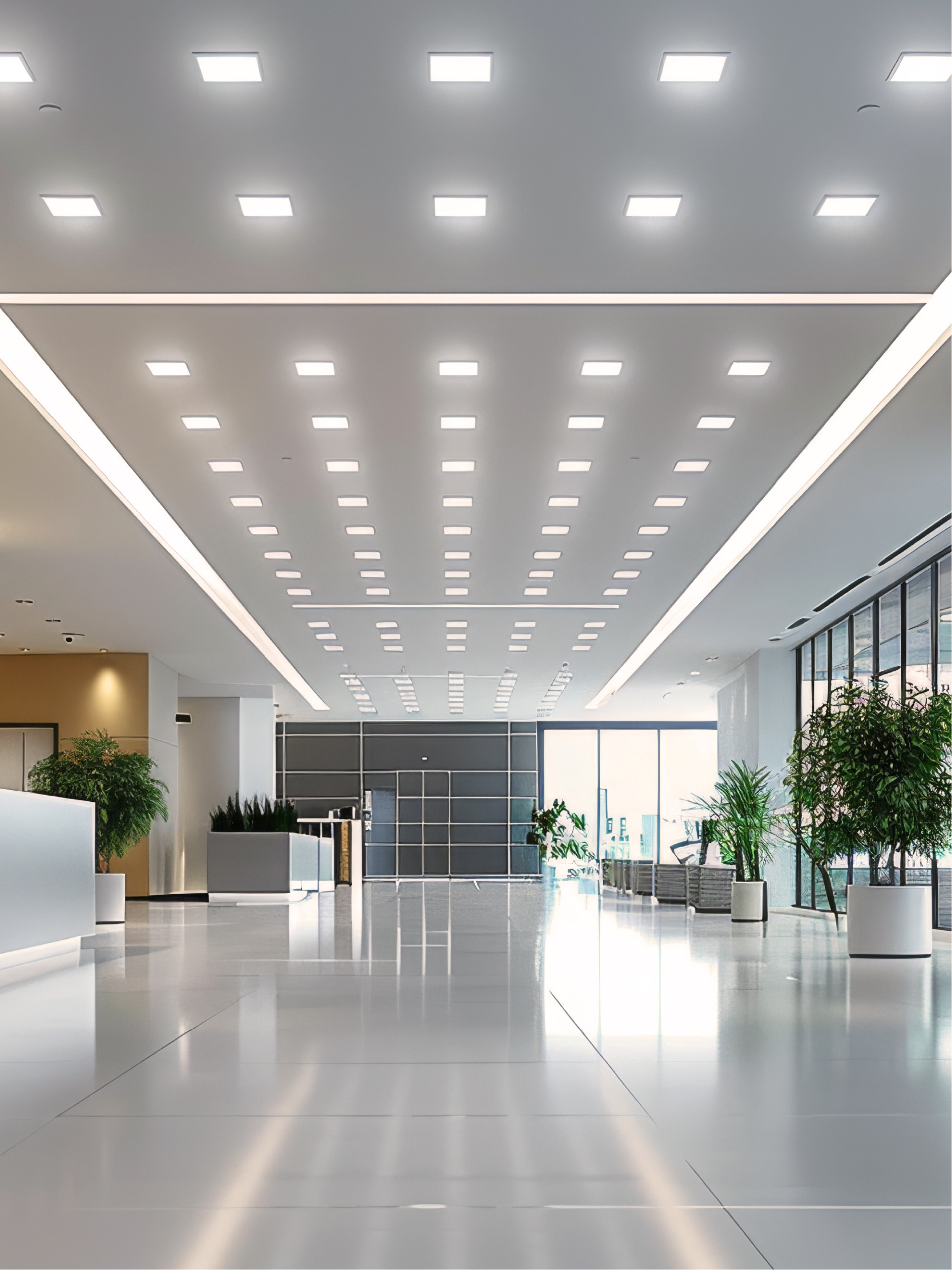 Indoor warm white LED lighting | CRI >80 - Seaborough